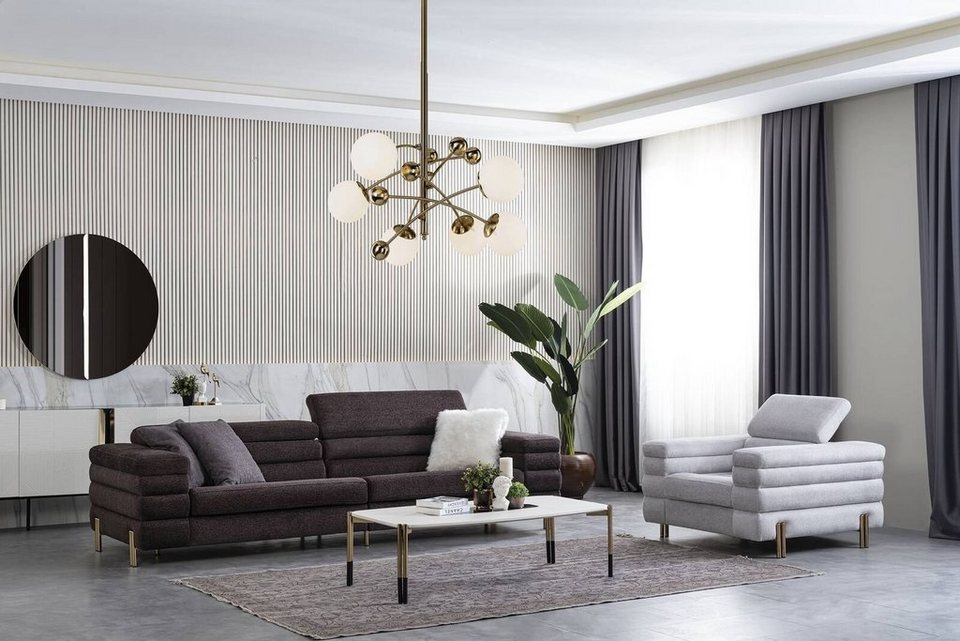 Jvmoebel Wohnzimmer Set Wohnzimmer Designer Sofagarnitur Viersitzer