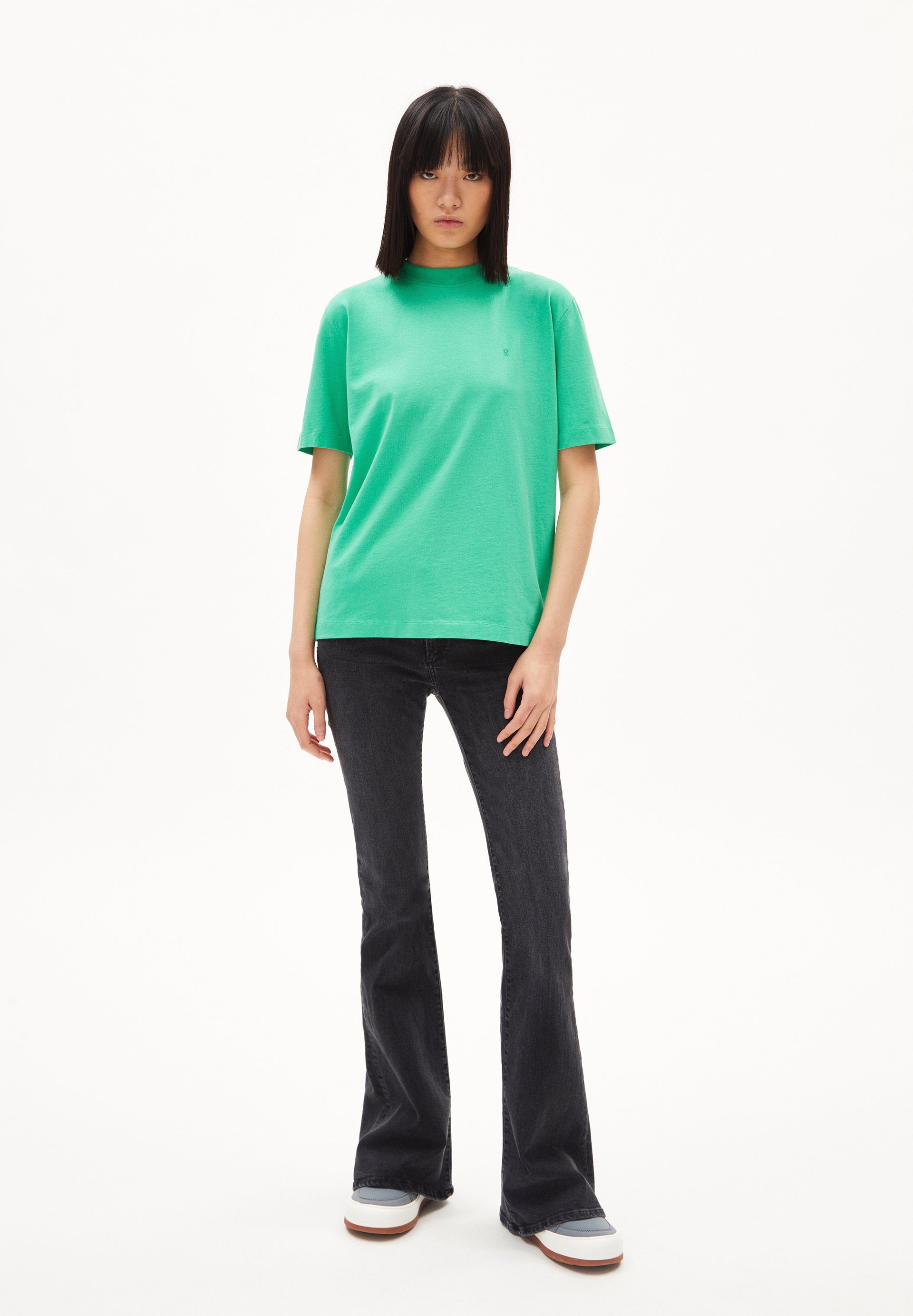 Armedangels T Shirt Tarjaa Damen 1 Tlg Stickerei