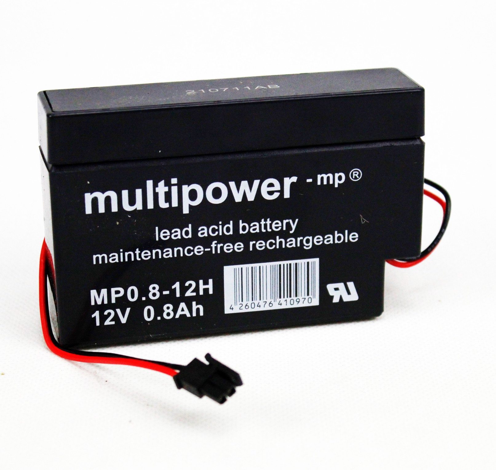 Multipower Multipower Blei-Akku MP0,8-12H Heim und Haus Stecker Bleiakkus