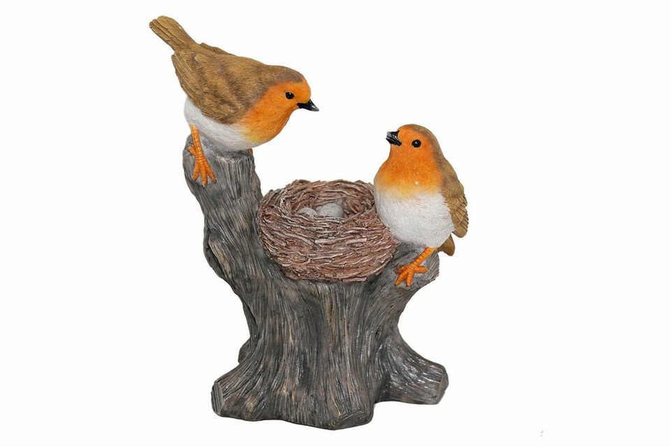 Casa Collection By Jänig Tierfigur Rotkehlchen Mit Nest Auf Stamm