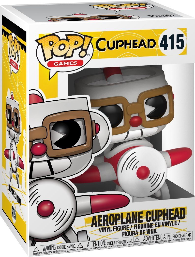 Funko Spielfigur Cuphead - Aeroplane Cuphead 415 Pop!, Spielzeugfigur