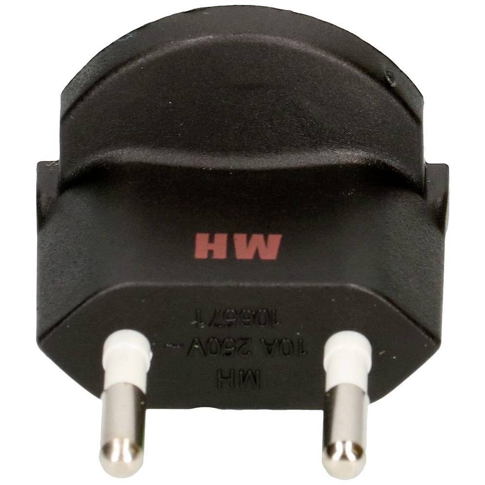Max Hauri AG Fixadapter Typ 11 / Schutzk. 2-polig Reiseadapter
