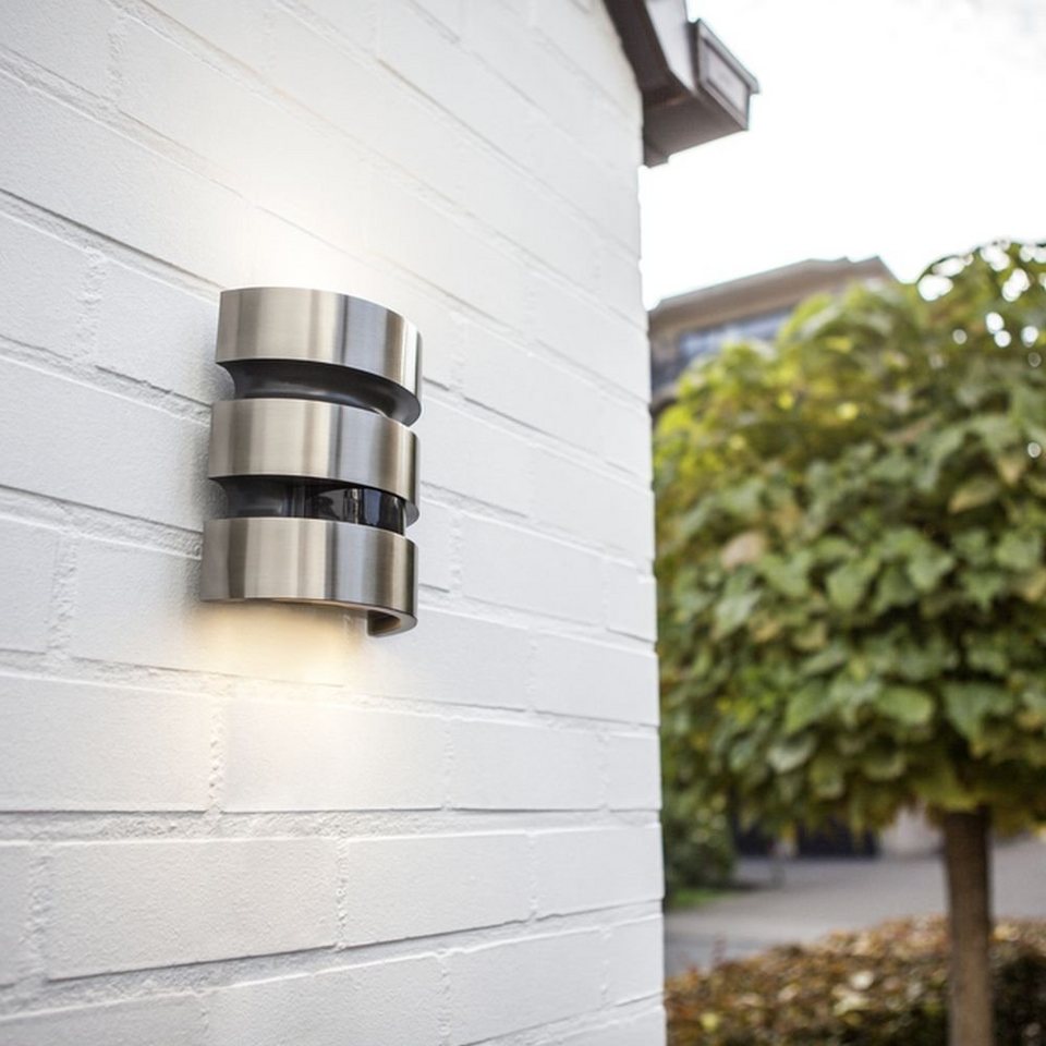 Click Licht Gartenleuchte Led Außenwandleuchte Maya Aus Edelstahl Mit