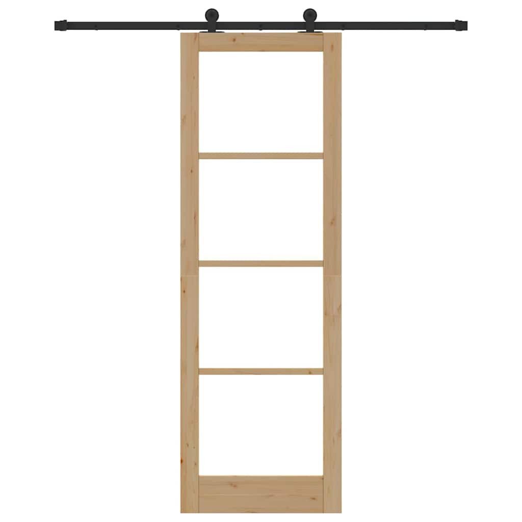 vidaXL Zimmertür 78 x 232 cm Schiebetür mit Zubehör ORKDALaus ...