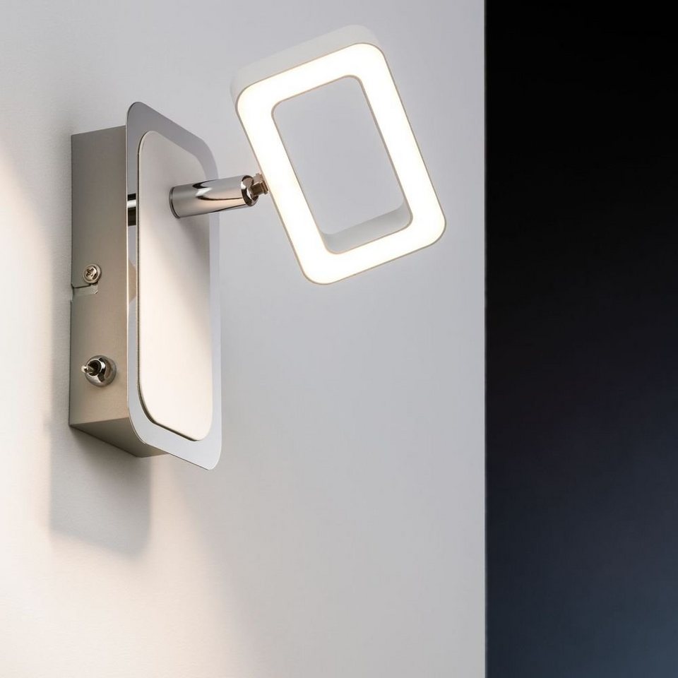 Click Licht Led Deckenstrahler Spotlight Frame Metall Weiß Matt