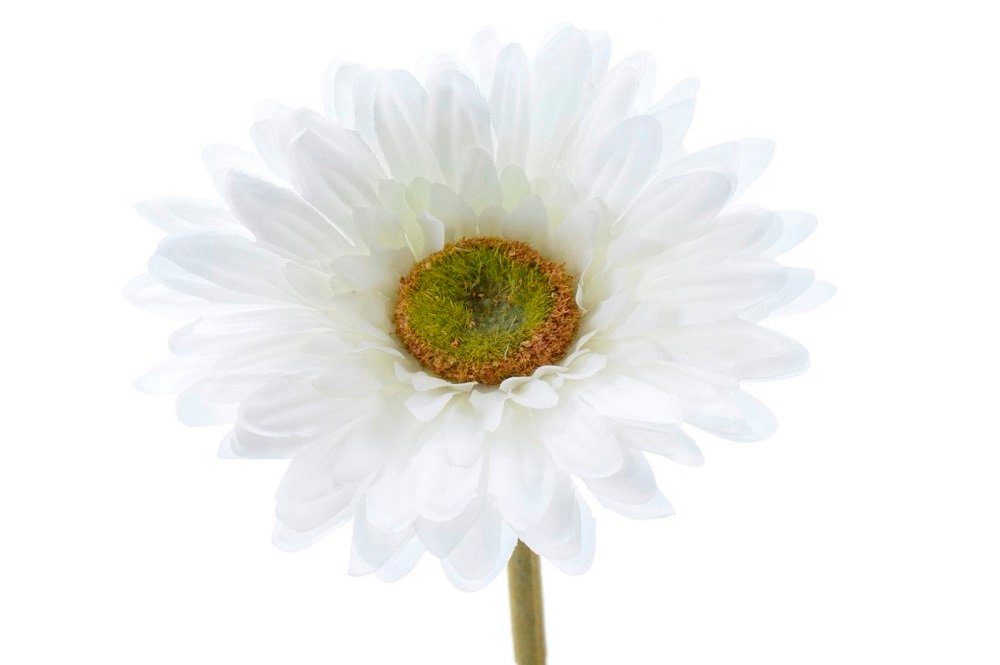 Kunstblume Decoris Season Decorations Kunstblumen Gerbera 50cm Weiß