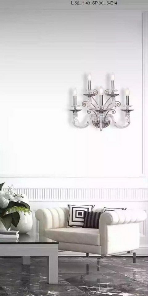 Jvmoebel Wandleuchte Luxuriöses Design Wandleuchte Klassische