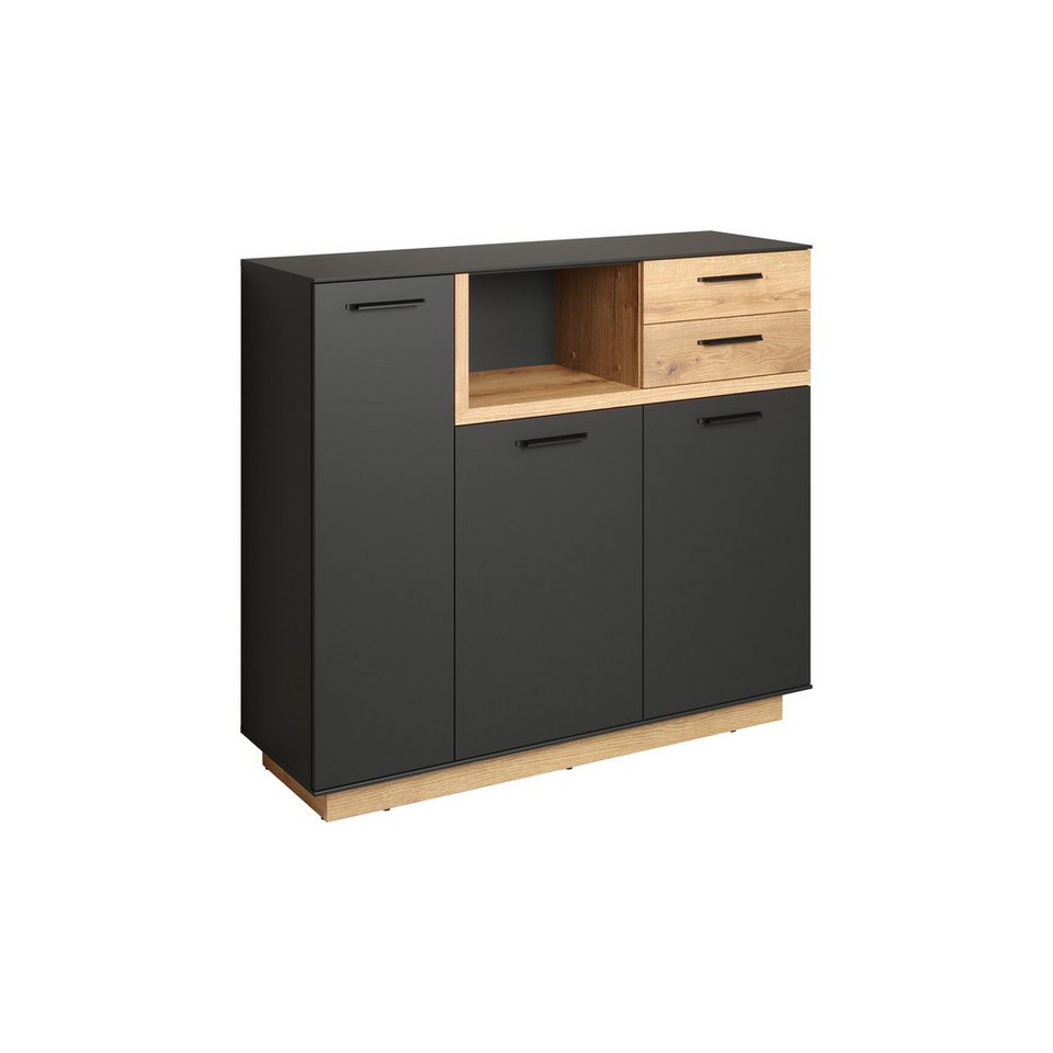 Möbelando Highboard Synnax 128 X 113 X 40 Cm Bht