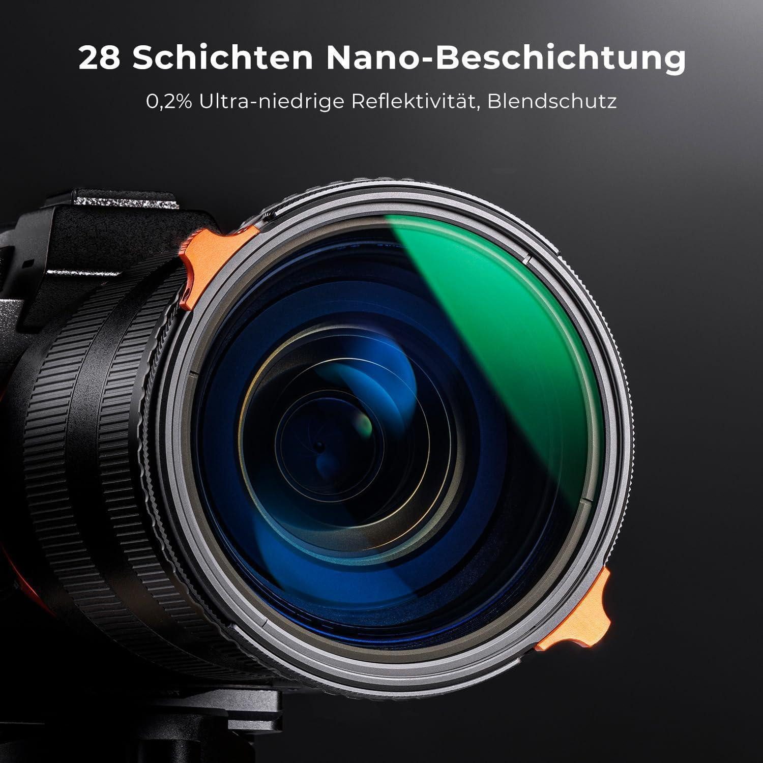 LuxusKollektion ND Filter CPL 2in1 55mm Graufilter, ND-Filter ...