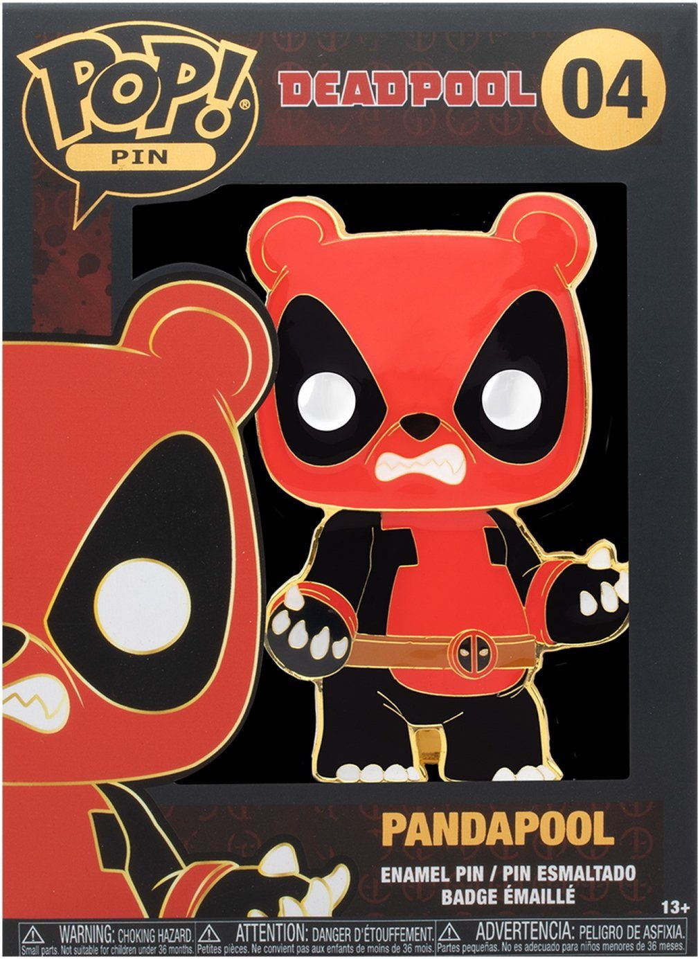 Funko Spielfigur Deadpool - Pandapool 04 Funko Pin, Spielzeugfigur