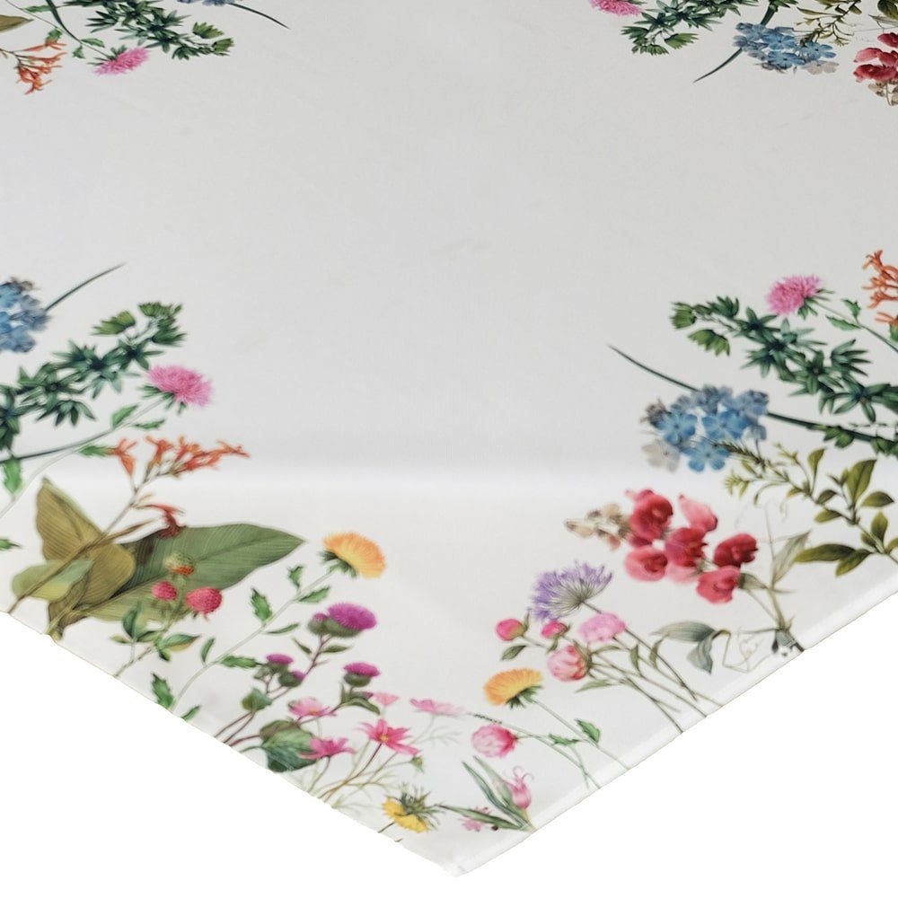Matches21 Home And Hobby Tischdecke Mitteldecke Sommerblumen Druck Bunt