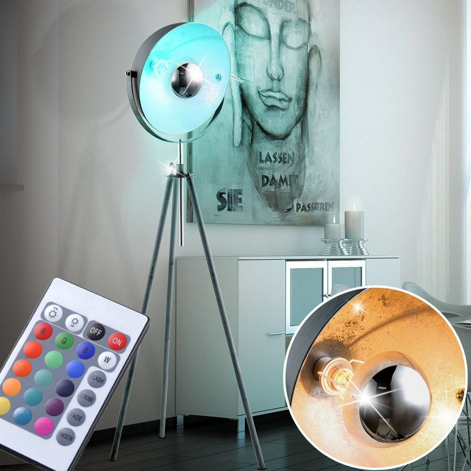 Etc Shop Led Stehlampe Leuchtmittel Inklusive Warmweiß Farbwechsel