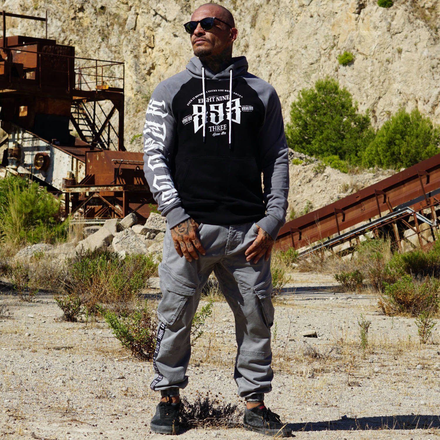 Yakuza Cargohose Track Mit Elastischem Bund Am Beinabschluss