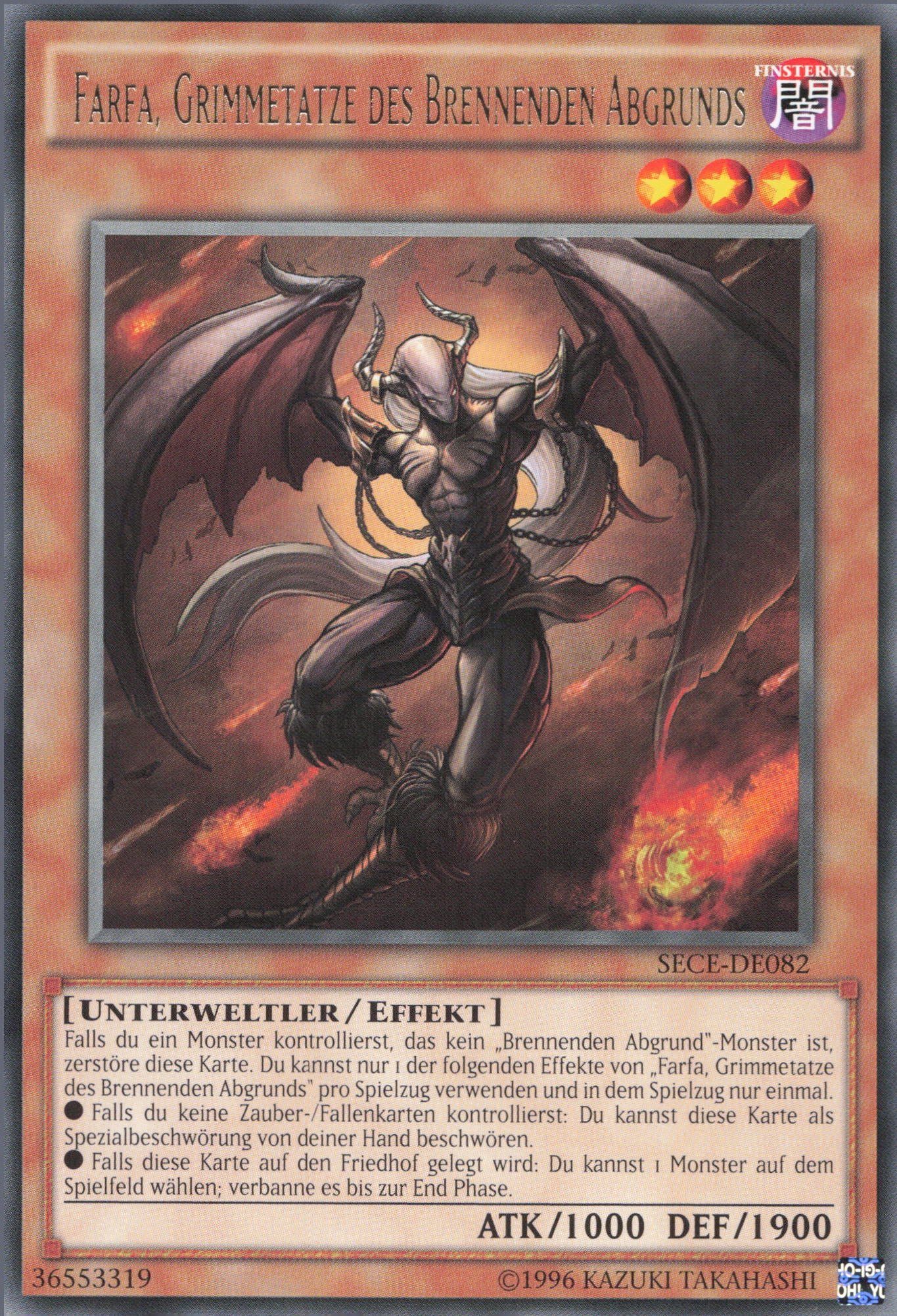 Recollectibles Sammelkarte Yugioh Karte Farfa Grimmetatze Des