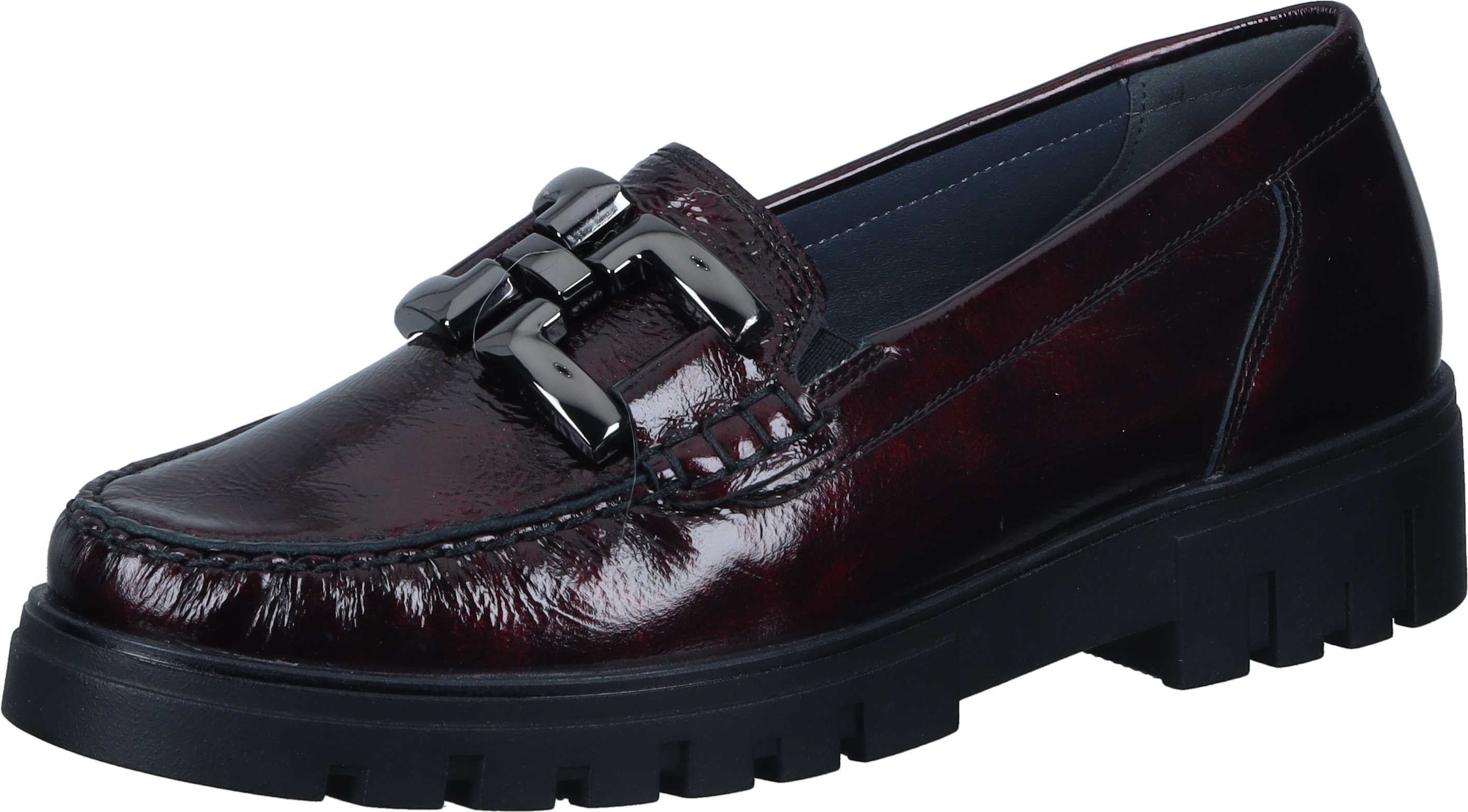 Waldläufer Slipper Slipper aus Lackleder, Lederfutter