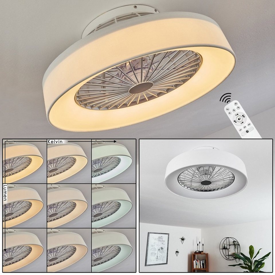 Hofstein Deckenventilator Ischellini Deckenlampe Und Deckenventilator