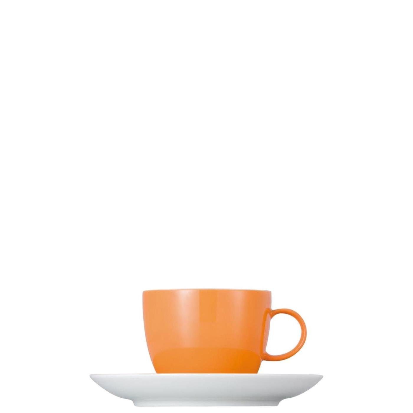 Thomas Porzellan Tasse Sunny Day Orange Kaffeetasse 2tlg Porzellan