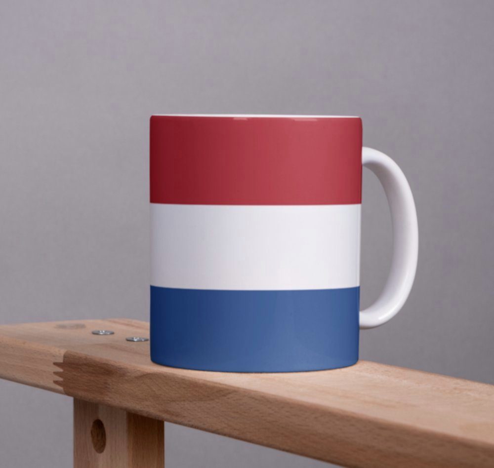 Tinisu Tasse Niederlande Kaffeetasse Holland Flagge Pot Kaffee Tasse Becher