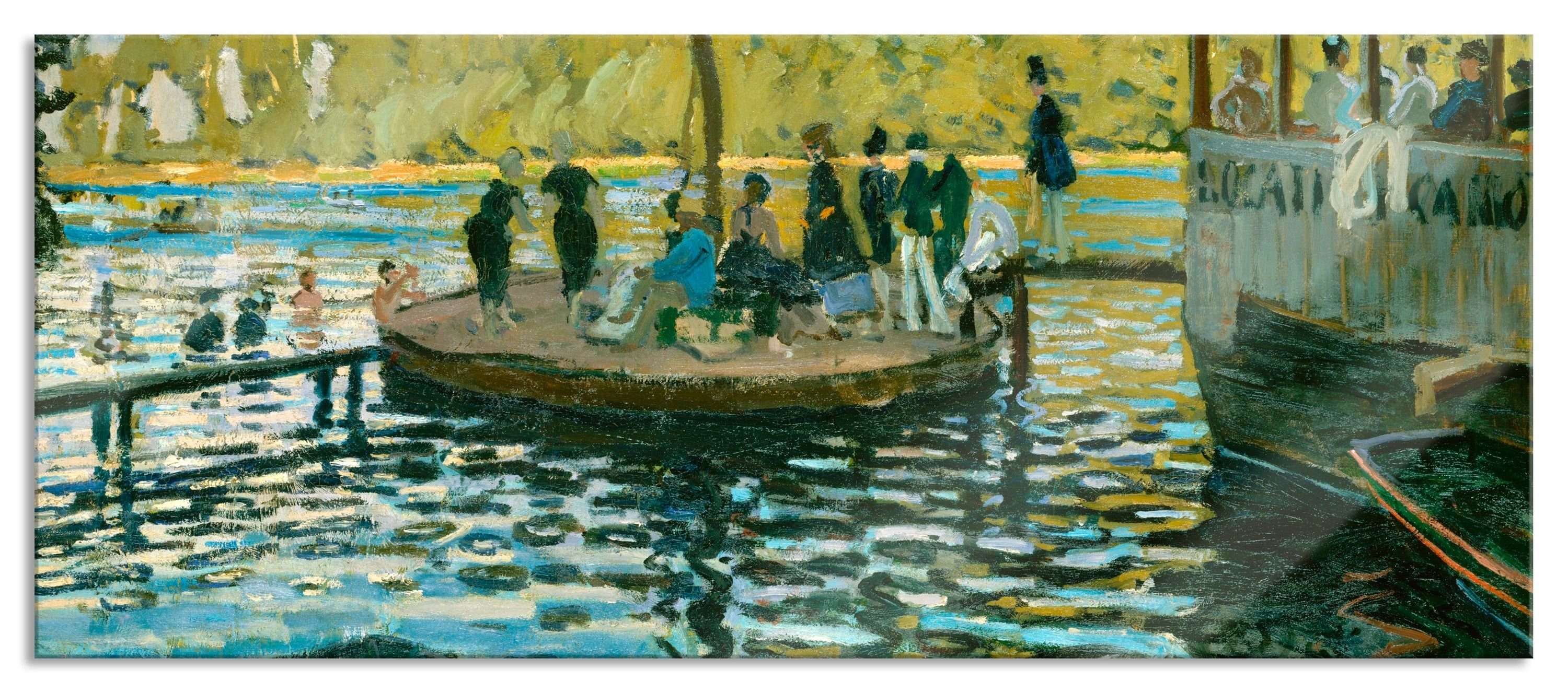 Pixxprint Leinwandbild Claude Monet Camille Monet Auf Einer