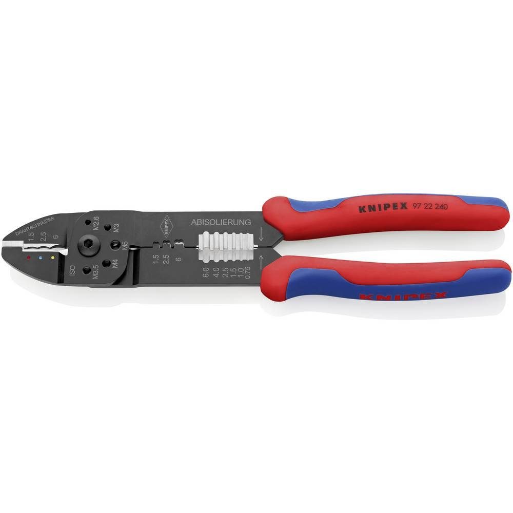 Knipex Crimpzange »Crimpzange mit Mehrkomponenten-Hülle lackiert 240 ...