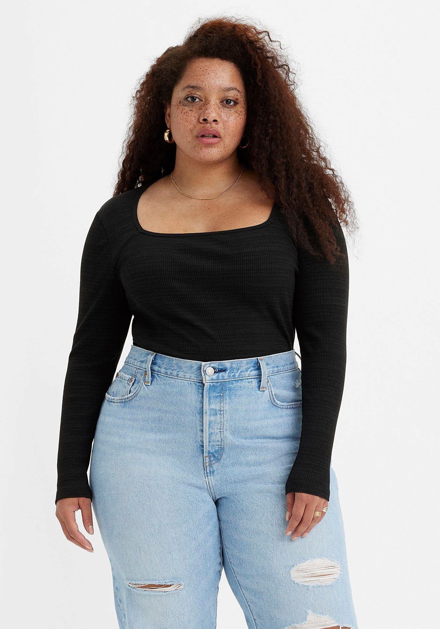 Levis® Langarmshirt Magnolia Top Mit U Boot Ausschnitt In Feiner