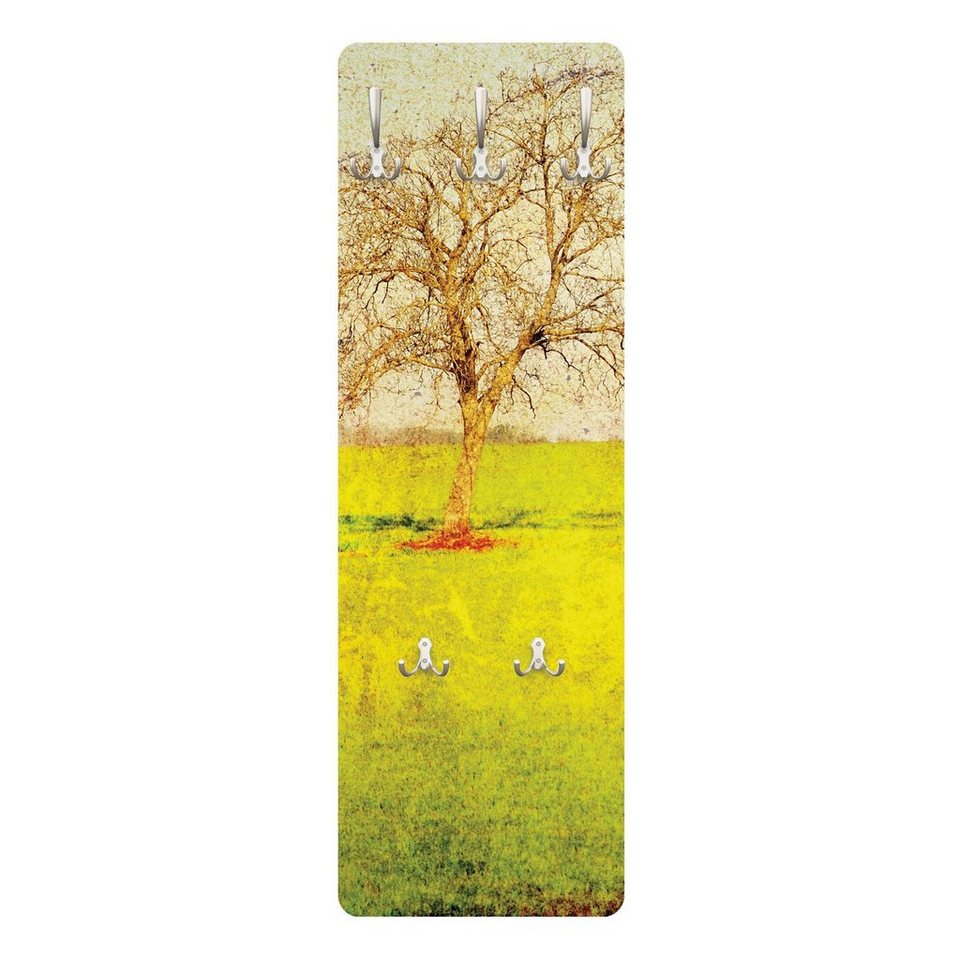 Bilderdepot24 Garderobenpaneel Design Bäume Wald Natur Daybreak