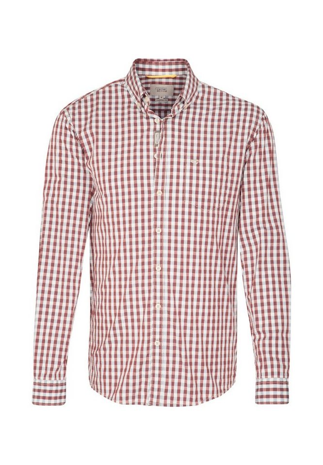 Camel Active Hemd Camel Active Regular Fit Langarm Button Down Kragen