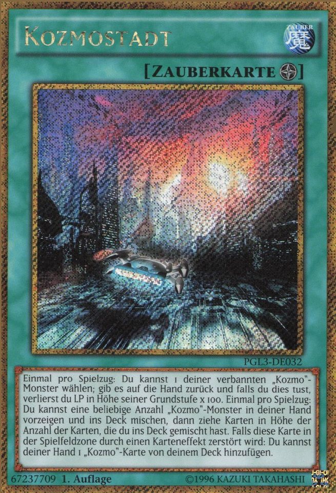 Recollectibles Sammelkarte Yugioh Karte Kozmostadt Deutsch Yu Gi Oh