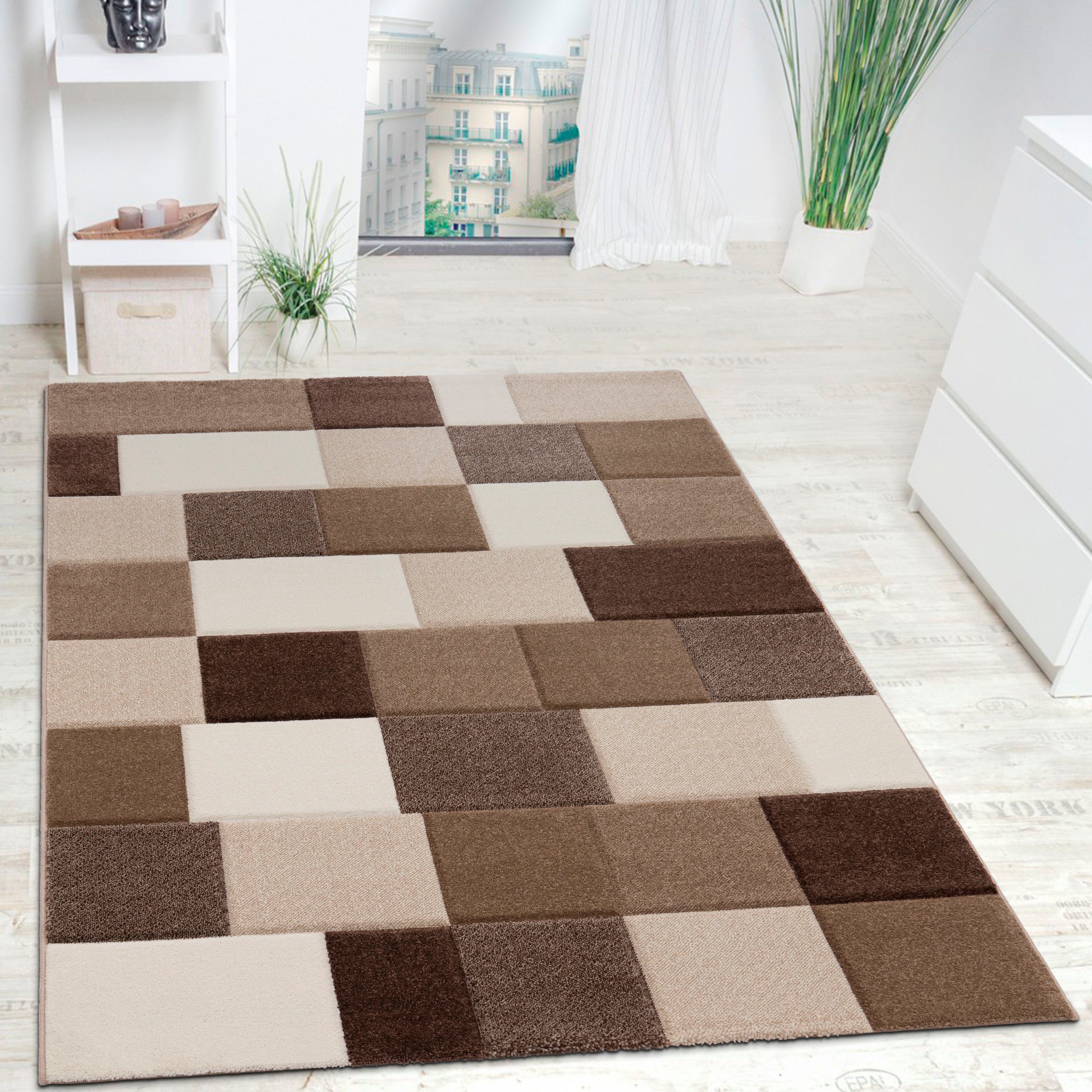 Teppich Brilliance 656 Paco Home Rechteckig Höhe 17 Mm Kurzflor