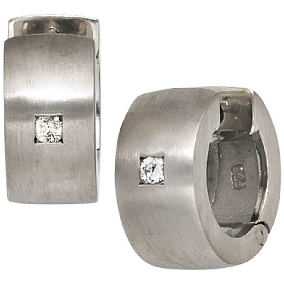 Schmuck Krone Paar Creolen Ohrringe Ohrschmuck Creolen 2 Diamanten ... Schmuck Krone Paar Creolen Ohrringe Ohrschmuck Creolen 2 Diamanten ...