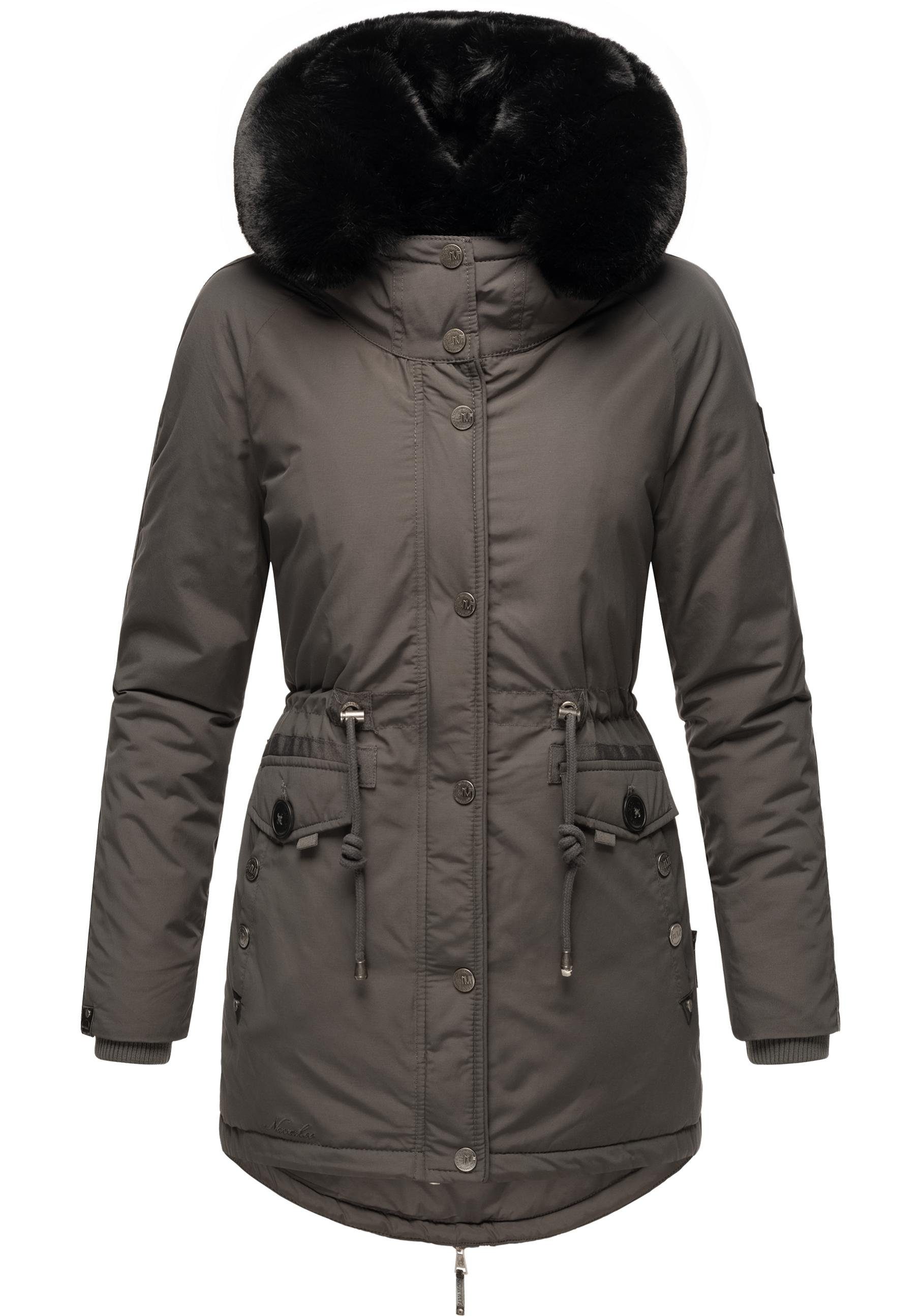 Navahoo Wintermantel Sweety Deluxe modischer Winterparka mit großer ...