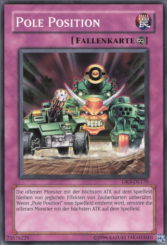 Recollectibles Sammelkarte Yugioh Karte Pole Position Deutsch Yu Gi Oh