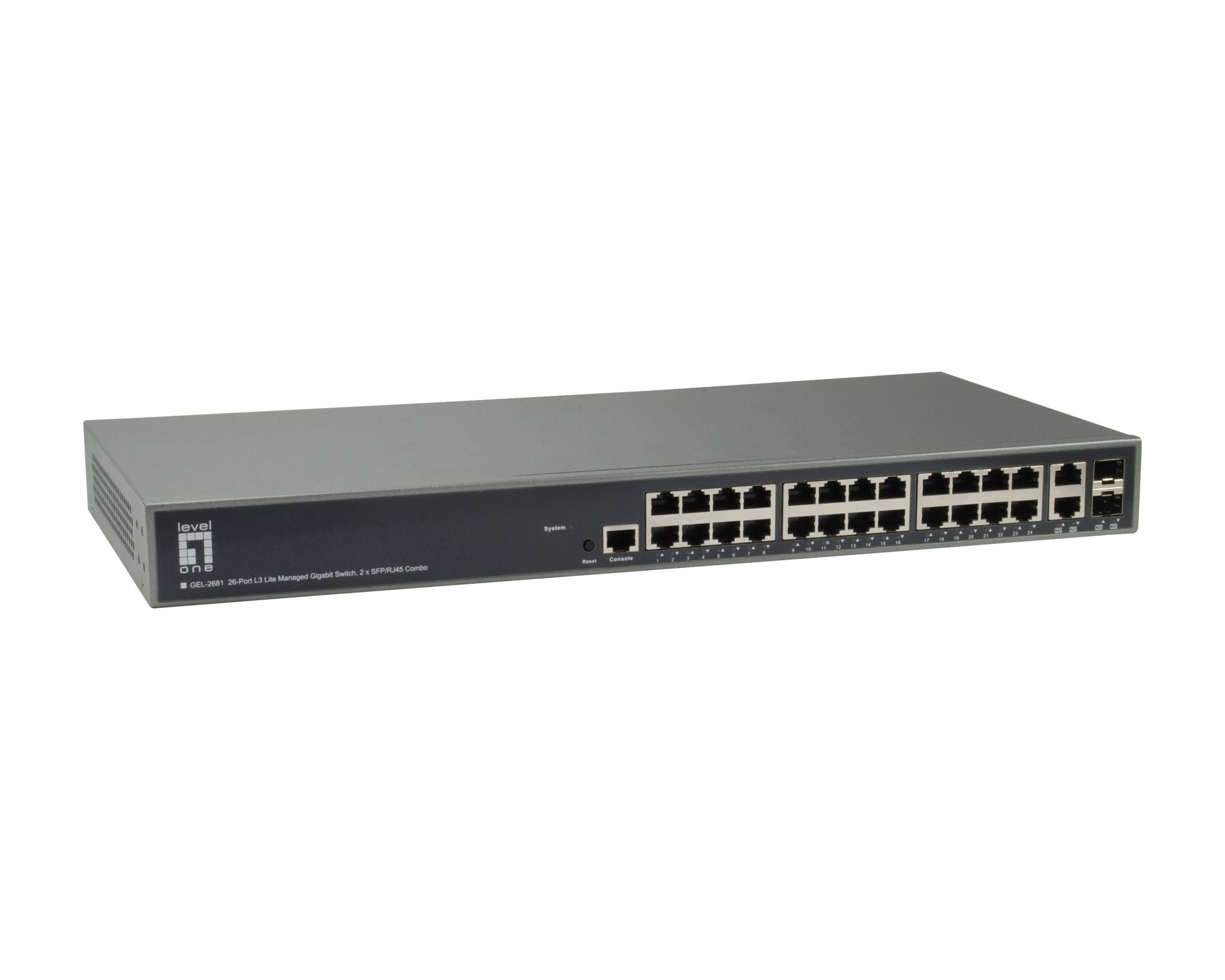Levelone LEVEL ONE 26-Port Lite Managed GB Switch Netzwerk-Switch