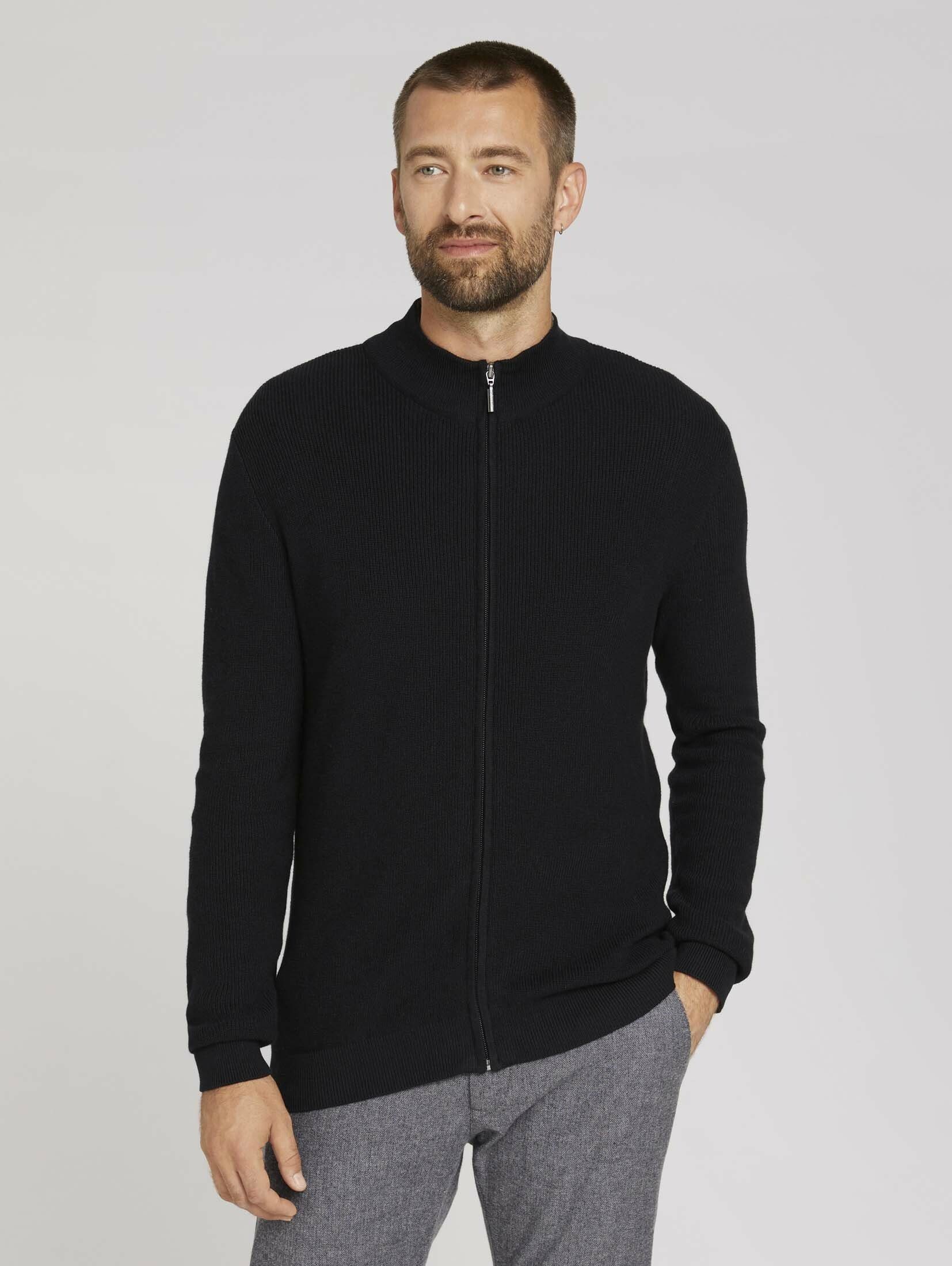 Tom Tailor Strickjacke Strukturierte Jacke Otto