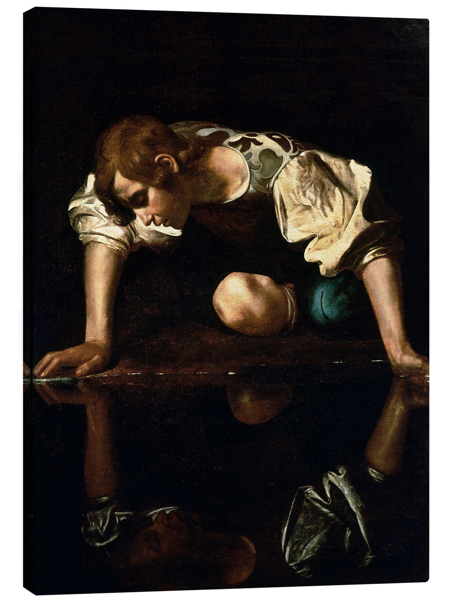 Posterlounge Leinwandbild Michelangelo Merisi Caravaggio Narziss