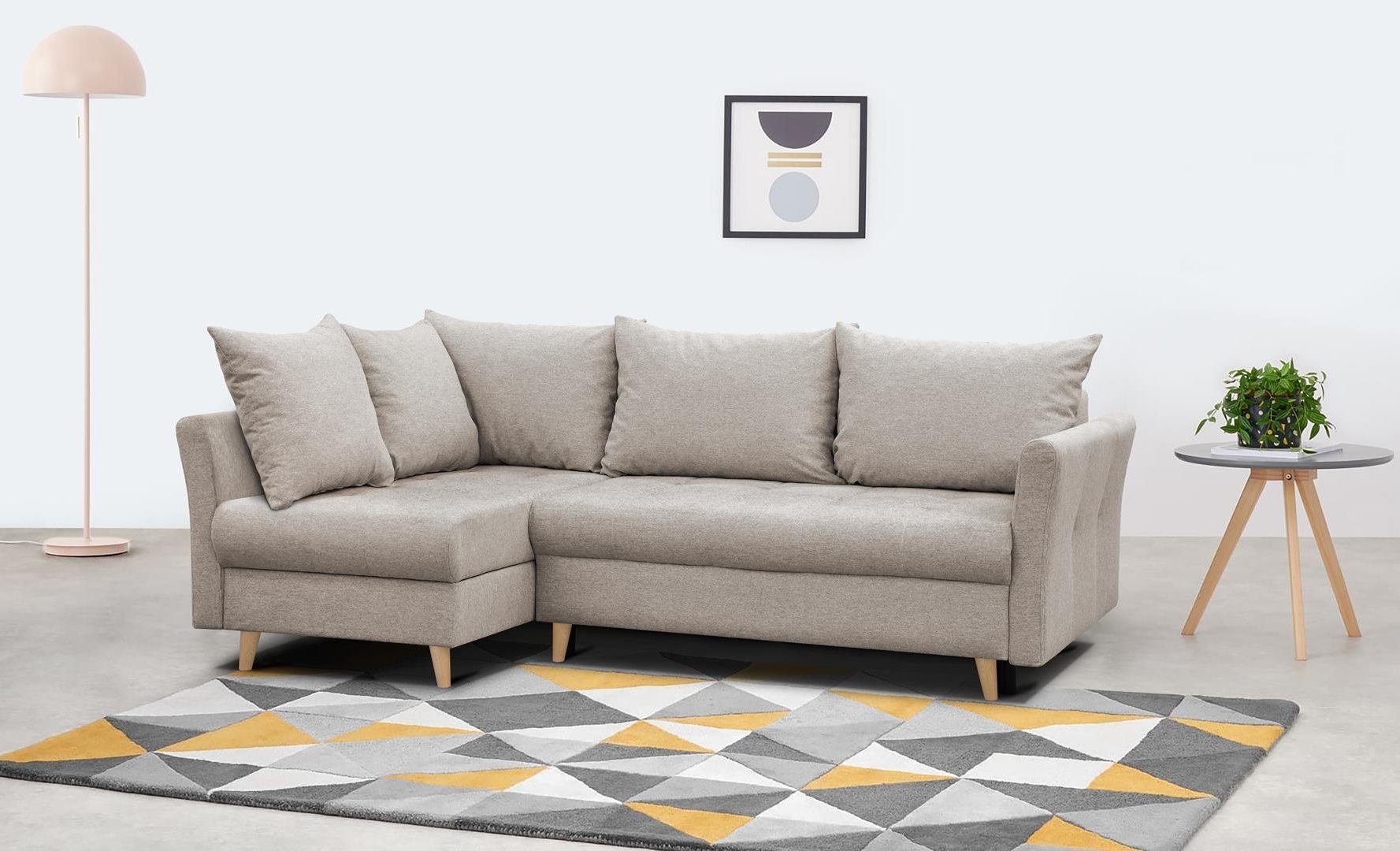 Beautysofa Polsterecke Kosmo Ottomane Links Oder Rechts Montiebar
