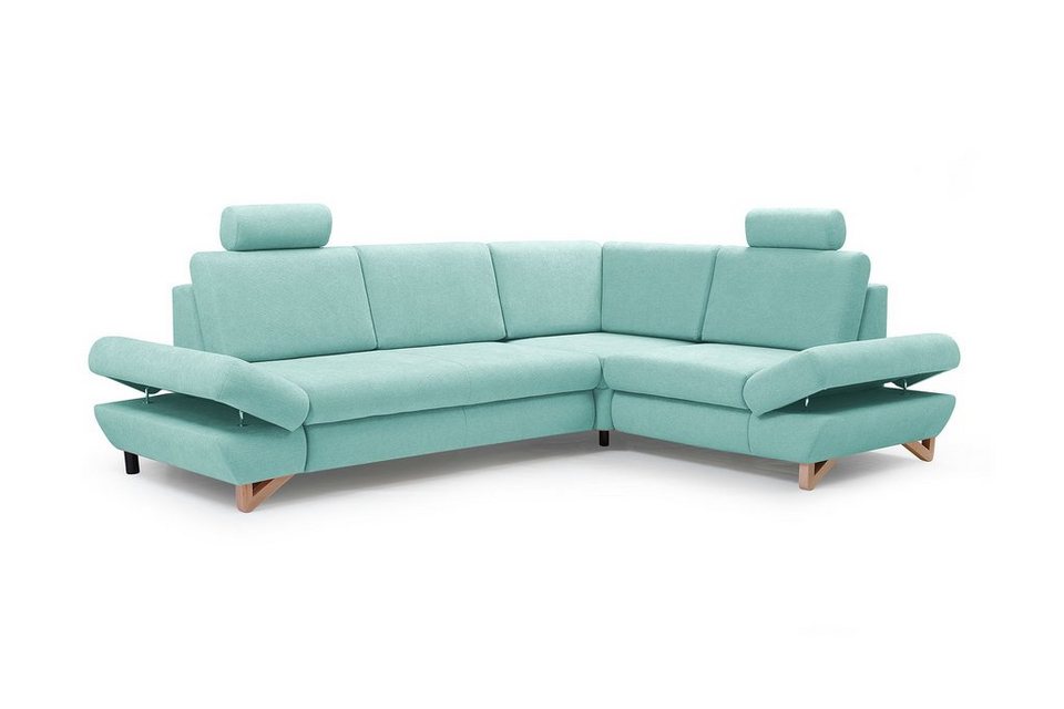 Moeblo Ecksofa Merida 2 Sofa Eckcouch Mit Bettfunktion Couch Plüsch