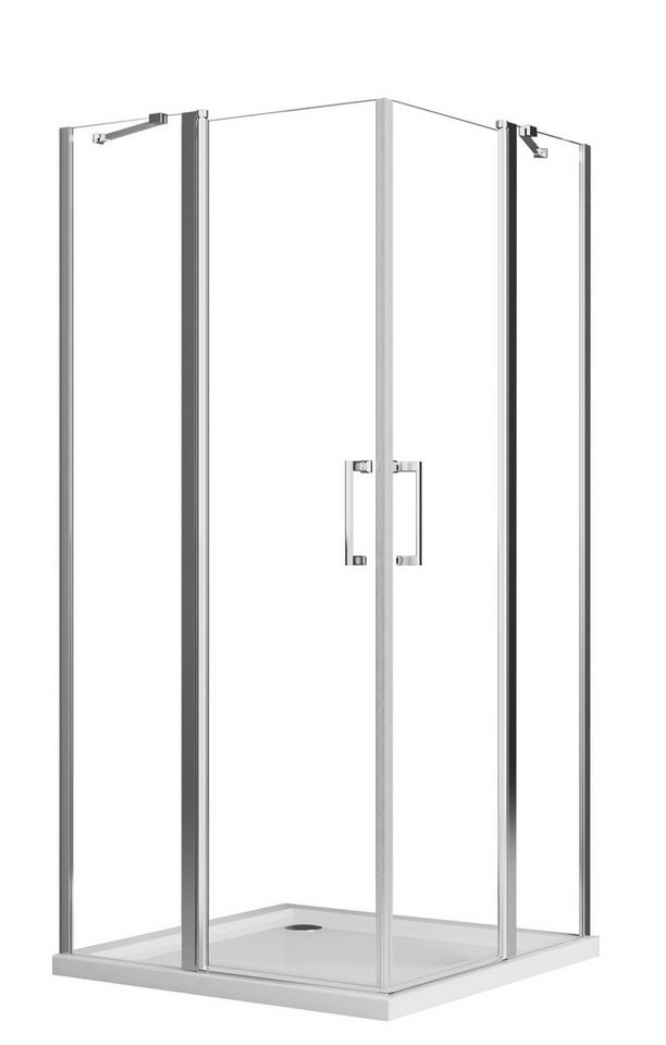 Boromal Eckdusche Eckeinstieg Duschkabine 75x75 Cm 6mm Esg Schwingtür