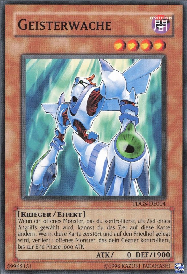 Recollectibles Sammelkarte Yugioh Karte Geisterwache Deutsch Yu Gi Oh