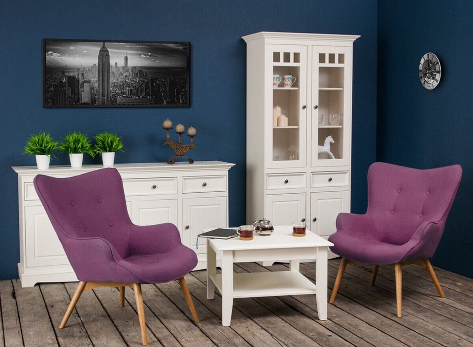 Jvmoebel Wohnzimmer Set Design Möbel Gruppe 2tlg Set Stil Landhaus