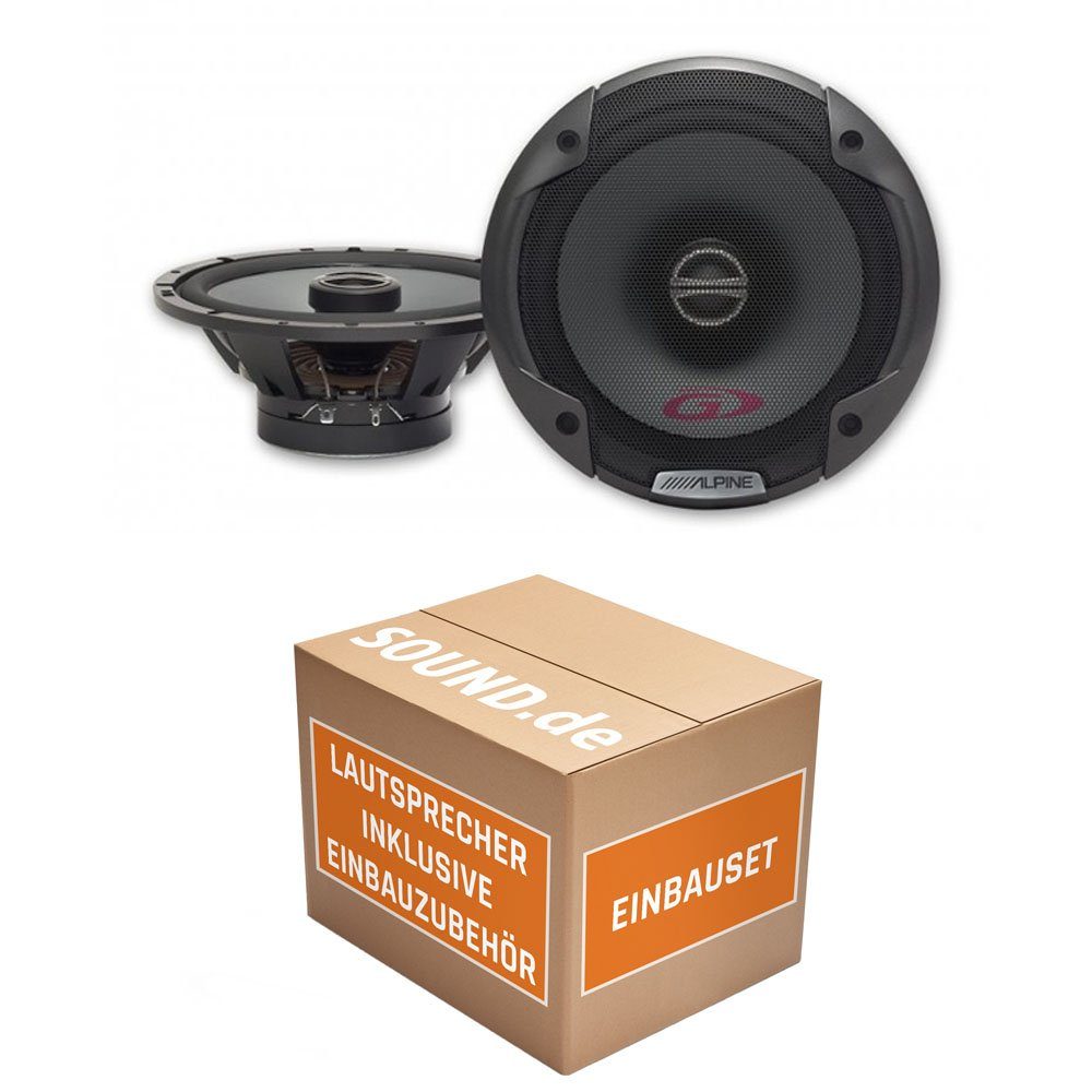 SOUND.de Alpine SPG-17C2 - 2-Wege 16,5cm Koax Lautsprecher - Einbauset für Ford Transit Front ...