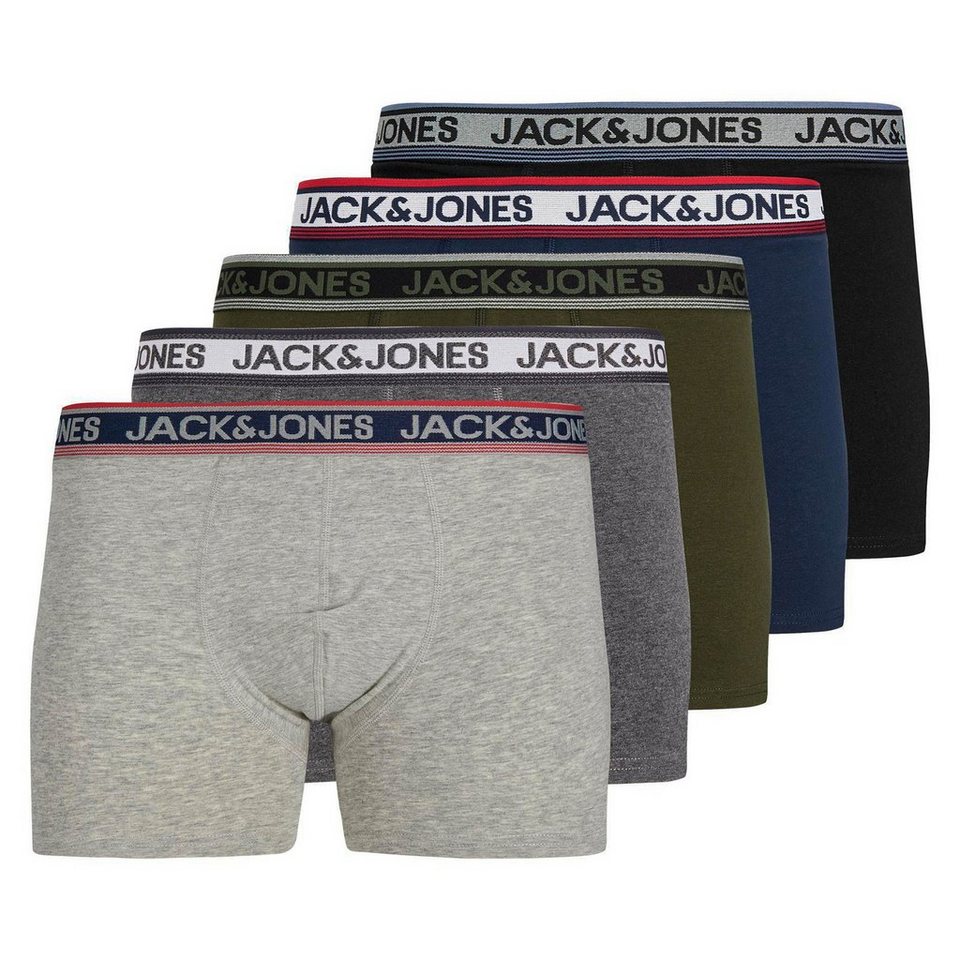 Jack And Jones Plus Retro Pants Große Größen Herren Pants Grauolivnavy