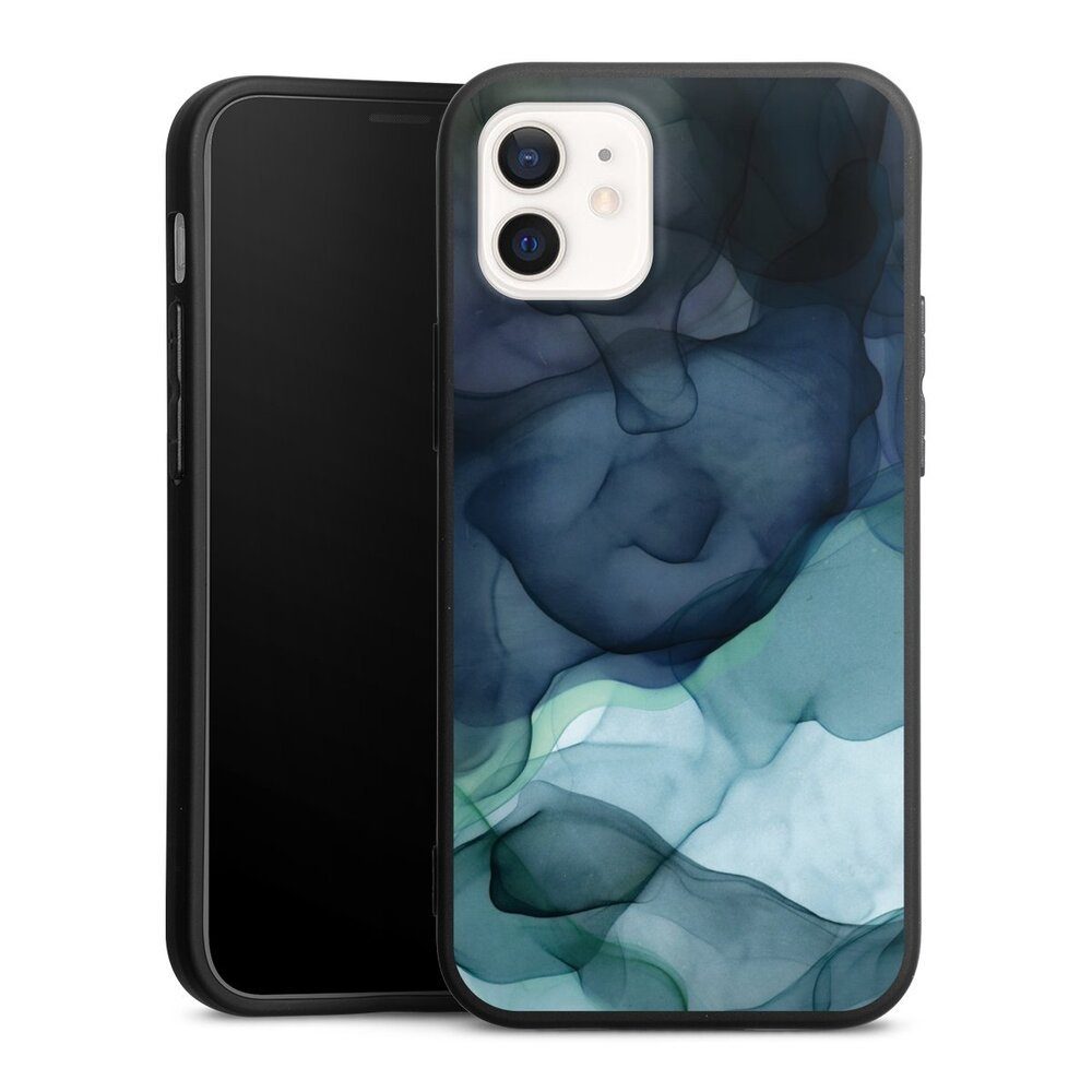 Deindesign Handyhülle Wasserfarbe Textur Muster Liquid Art Twilight