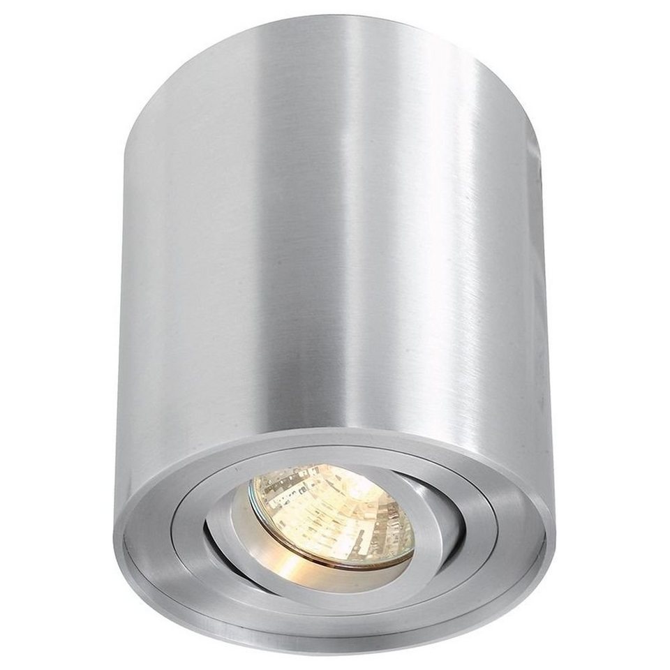 Click Licht Deckenspot Deckenaufbauleuchte Bengala In Silber Gu10