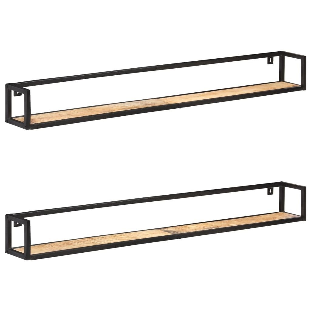 Möbelando Wandboard 3004706 2er Set 2er Set Aus Massivholz Mit