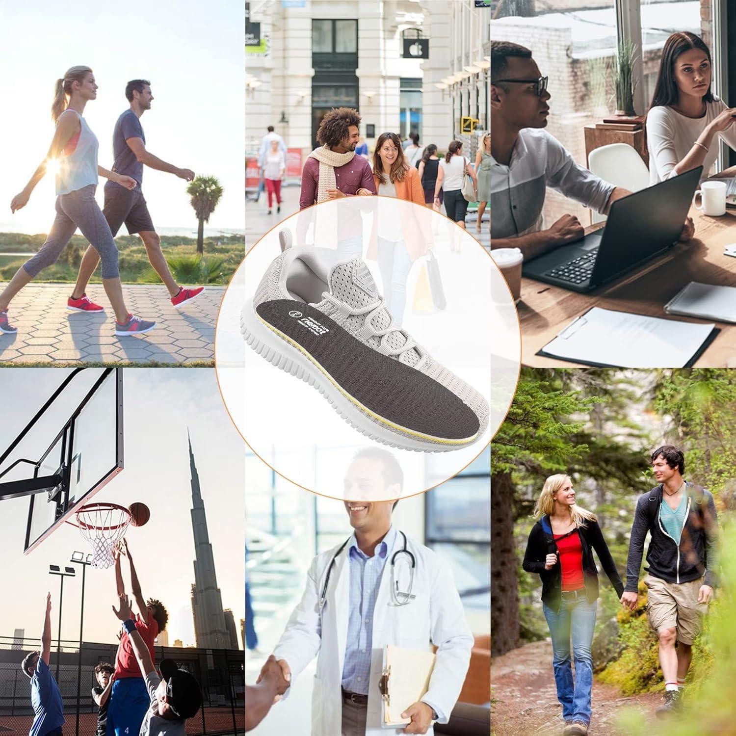 LuxusKollektion Einlegesohlen Einlegesohlen Herren Sneaker 5mm Memory ...