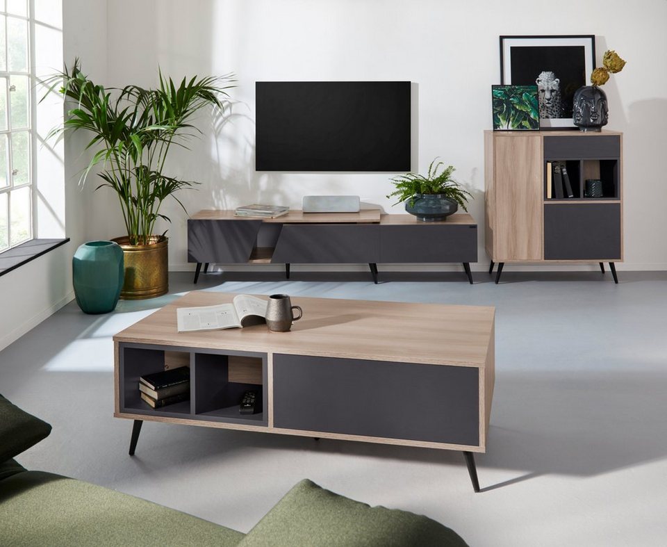 Inosign Lowboard Layland Erstraht In Schöner Holzoptik Mit Einer