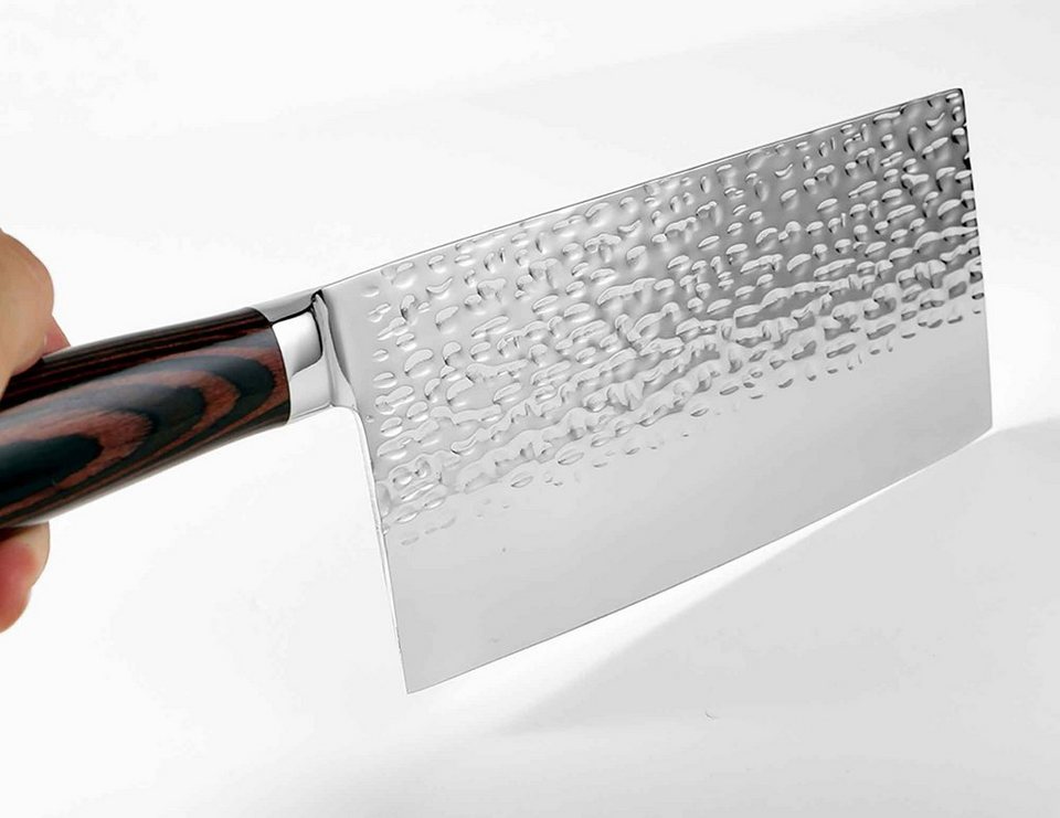 Muxel Kochmesser Hackmesser Küchenmesser Extra Scharf Breit Und