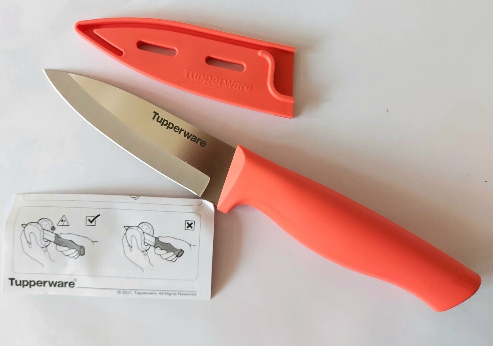 TUPPERWARE Universalküchenmesser Tupperware Messer Essential-Serie lachs
