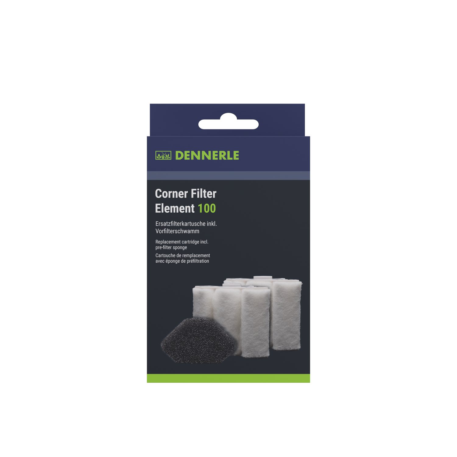 DENNERLE Kartuschen-Filterpumpe Corner Filter Element 100